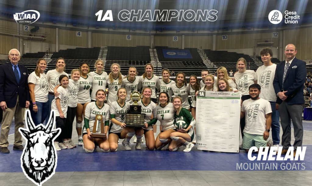 State Volleyball: 1A Chelan Goats make it 3 in a row - Eli Sports Network