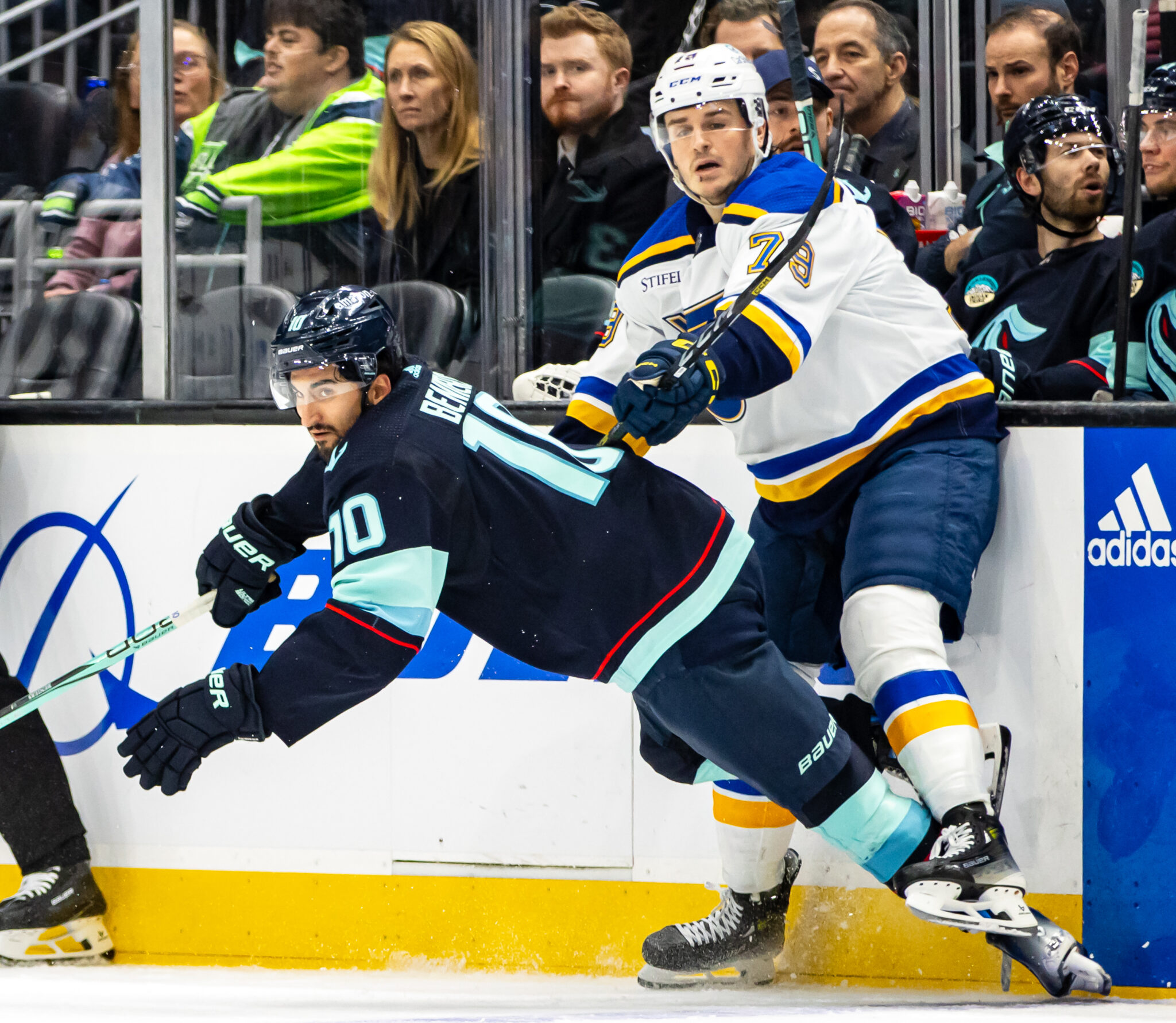 Kraken End Road Trip Blitzed By Blues - Eli Sports Network