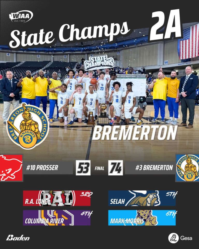 WIAA 2A Boys Hardwood Classic: Bremerton rolls to Championship! - Eli ...