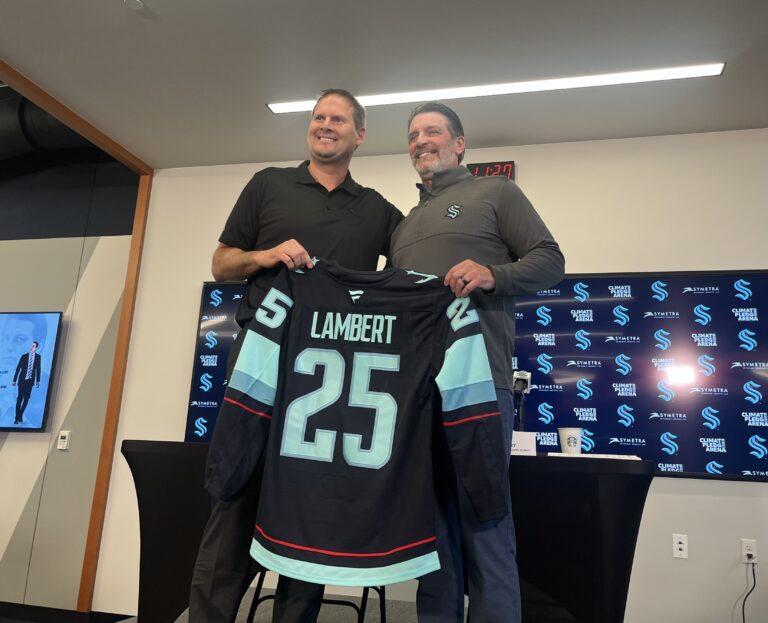 Seattle Kraken Introduce Lane Lambert as Head Coach - Eli Sports Network
