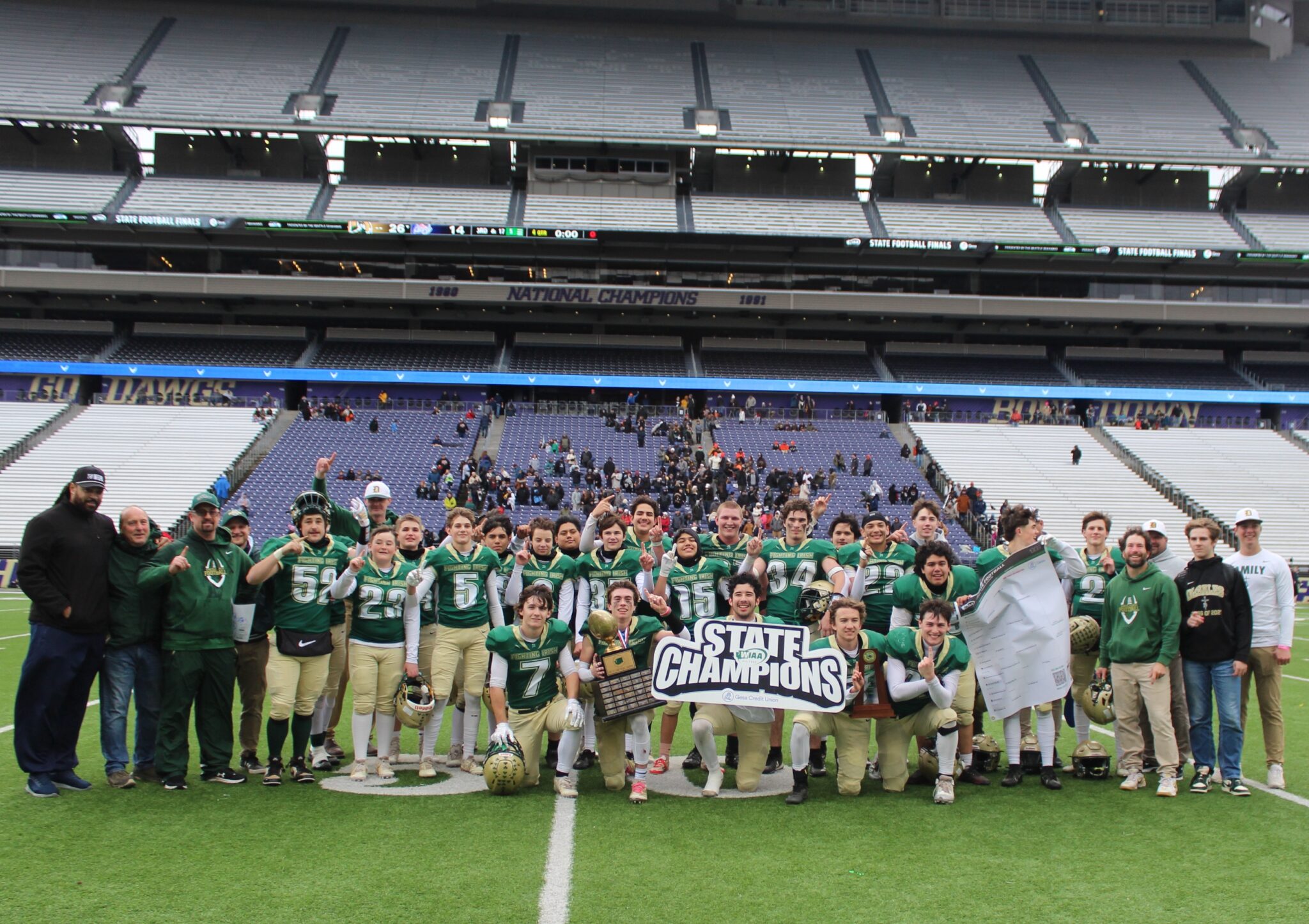 HS 1B Football Hub: DeSales Fighting Irish Win First 1B State Title In Hard-Fought Rematch ...