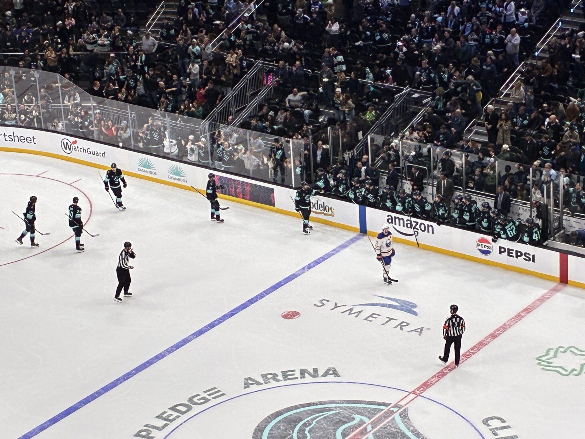 Kraken Fall to Sabres; Jacob Melanson Plays 2nd NHL Game - Eli Sports ...